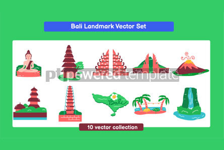 Bali Landmark Vector Set, PowerPoint Animation | 04546 ...