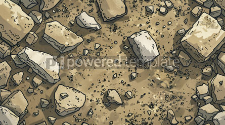 Illustration of Rocky Ground | Free, AI Image | PoweredTemplate ...