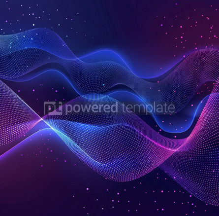 Abstract Digital Waves Background | Free, AI Image | PoweredTemplate ...
