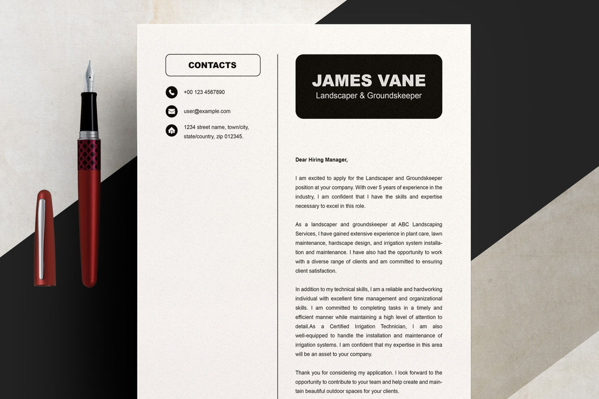 Simple And Clean Resume Template Layout | Resume Template ...