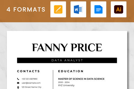 Data Analyst Resume Template | Resume Template | SwiftResume | 141937 ...