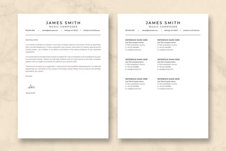 Music Composer Resume Template | Resume Template | SwiftResume | 141960 ...