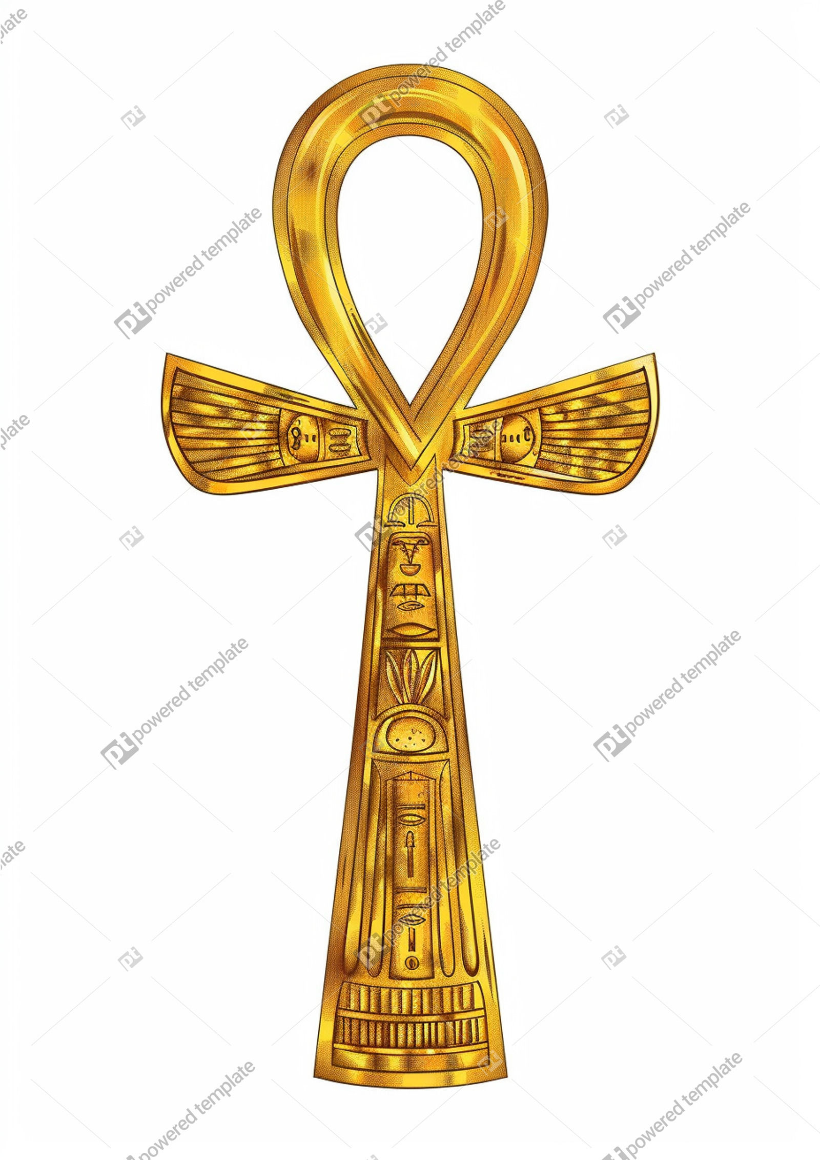 Golden Ankh A Hyperrealistic Symbol of Life | Imagen de IA ...
