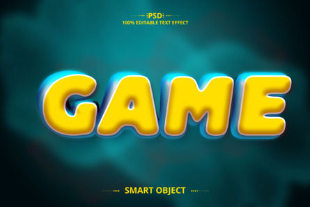 Game Text Effect Design PSD File | Layer Styles | lsvect | 142794 ...
