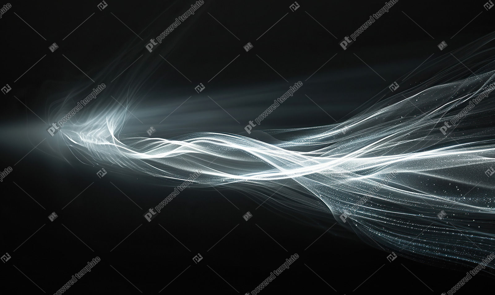 A Single Beam of Light Shines Down onto a Wet Dark Surface with ...