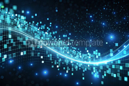 Data Stream a Visual Representation Generative AI | Gambar AI | Photo ...