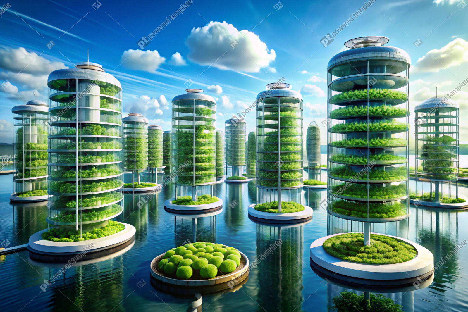 Oxygen-Producing Algae Farms | AI Image | Photo Wall | 145530 ...