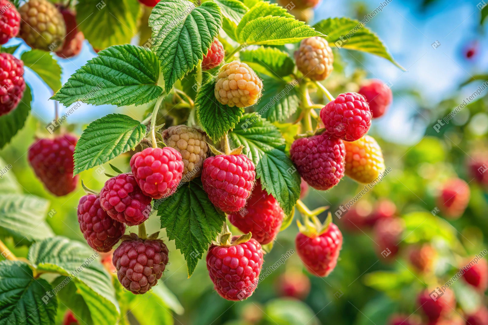 Raspberry Tree | AI Image | Rashed6002 | 146137 | PoweredTemplate.com