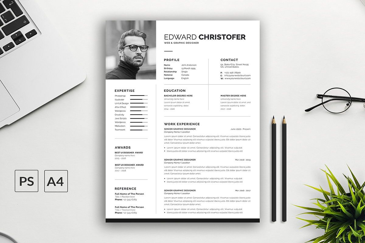 Job Resume Template | Resume Template | Abdul Studio | 146166 ...