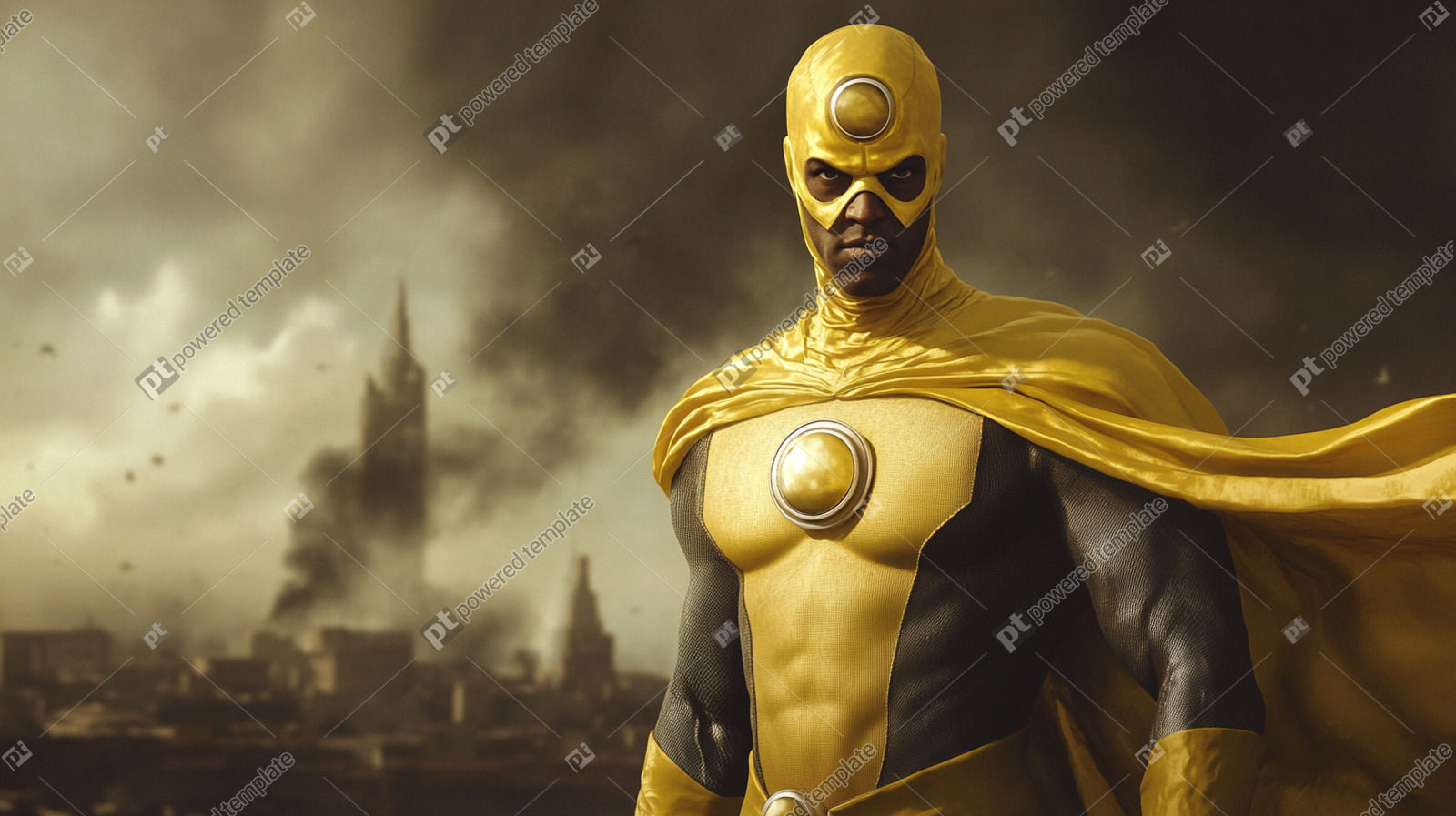 Guardian of the Sahel The Golden Lion of Chad | Imagen de IA ...