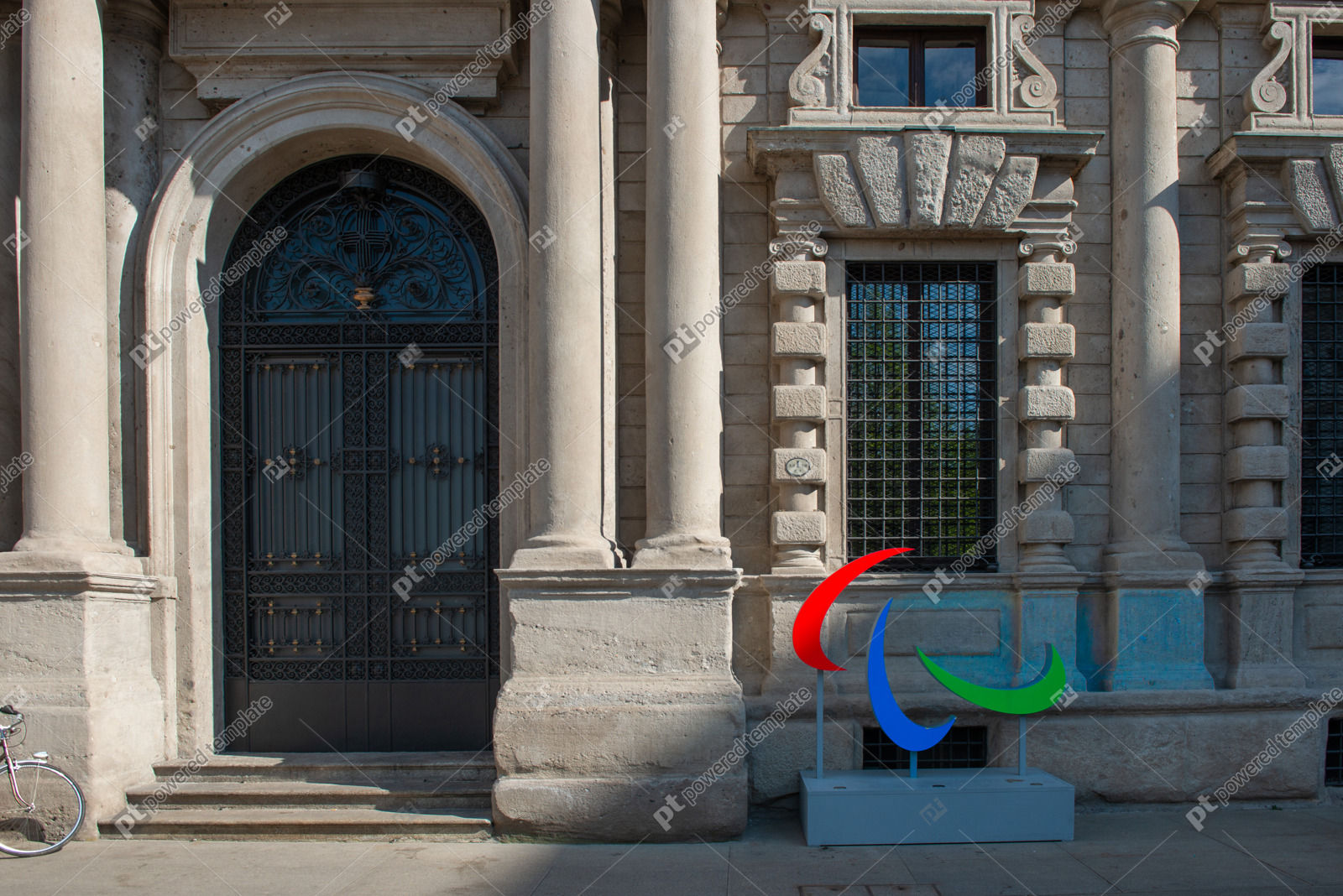 Graphic Symbols to Remember the Milano Cortina 2026 Event Outside the Municipality of Milan ...