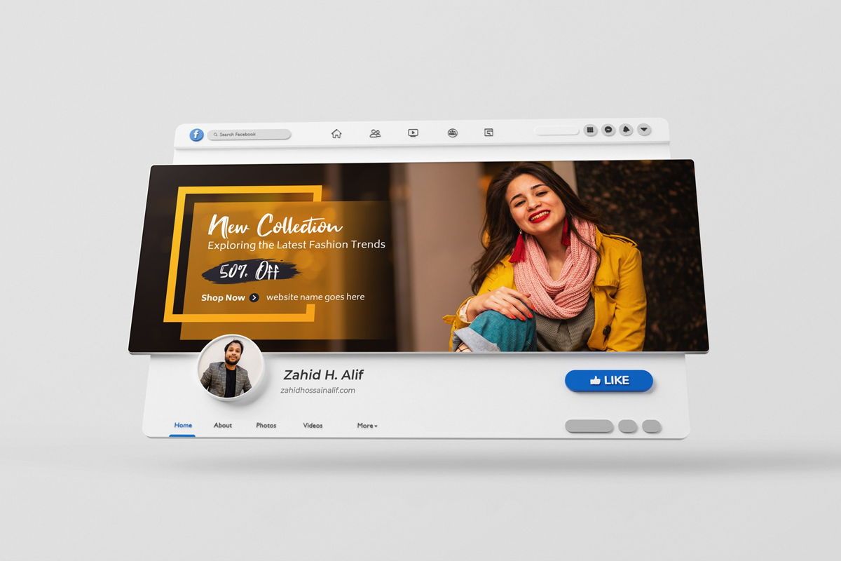 4 Fashion Social Media Facbook Cover | 웹 요소 | zahidhossainalif | 147966 ...