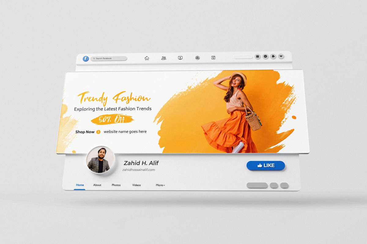 4 Fashion Social Media Facbook Cover | 웹 요소 | zahidhossainalif | 147966 ...