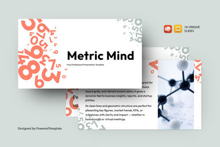 Metric Mind Free Presentation Template - Free Presentation Template for ...