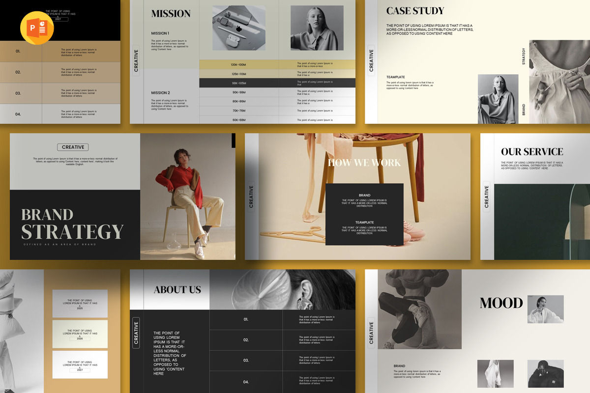 Brand Strategy Presentation Template | Presentation Template 148083