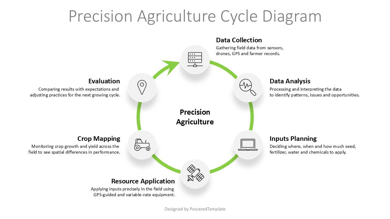 Free Precision Agriculture Cycle Diagram for Presentations - Plantilla ...