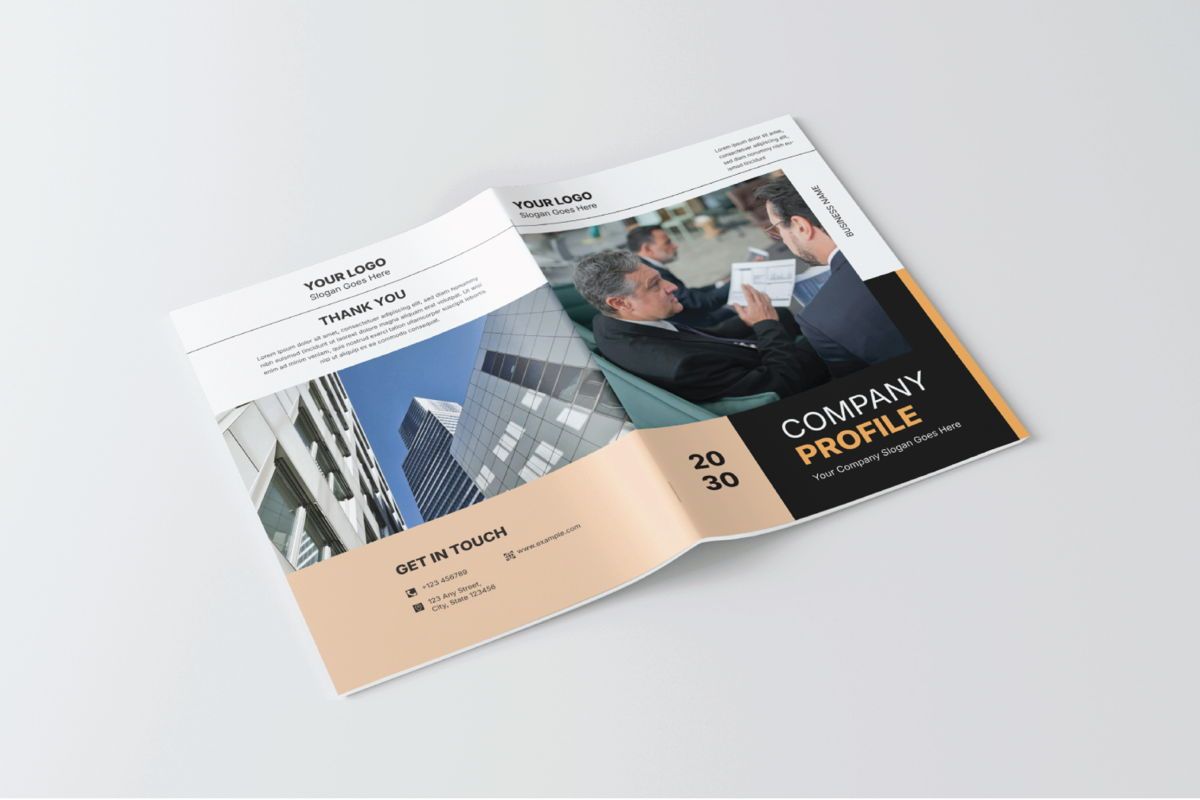Company Profile Brochure Template Corporate Business Proposal Annual ...