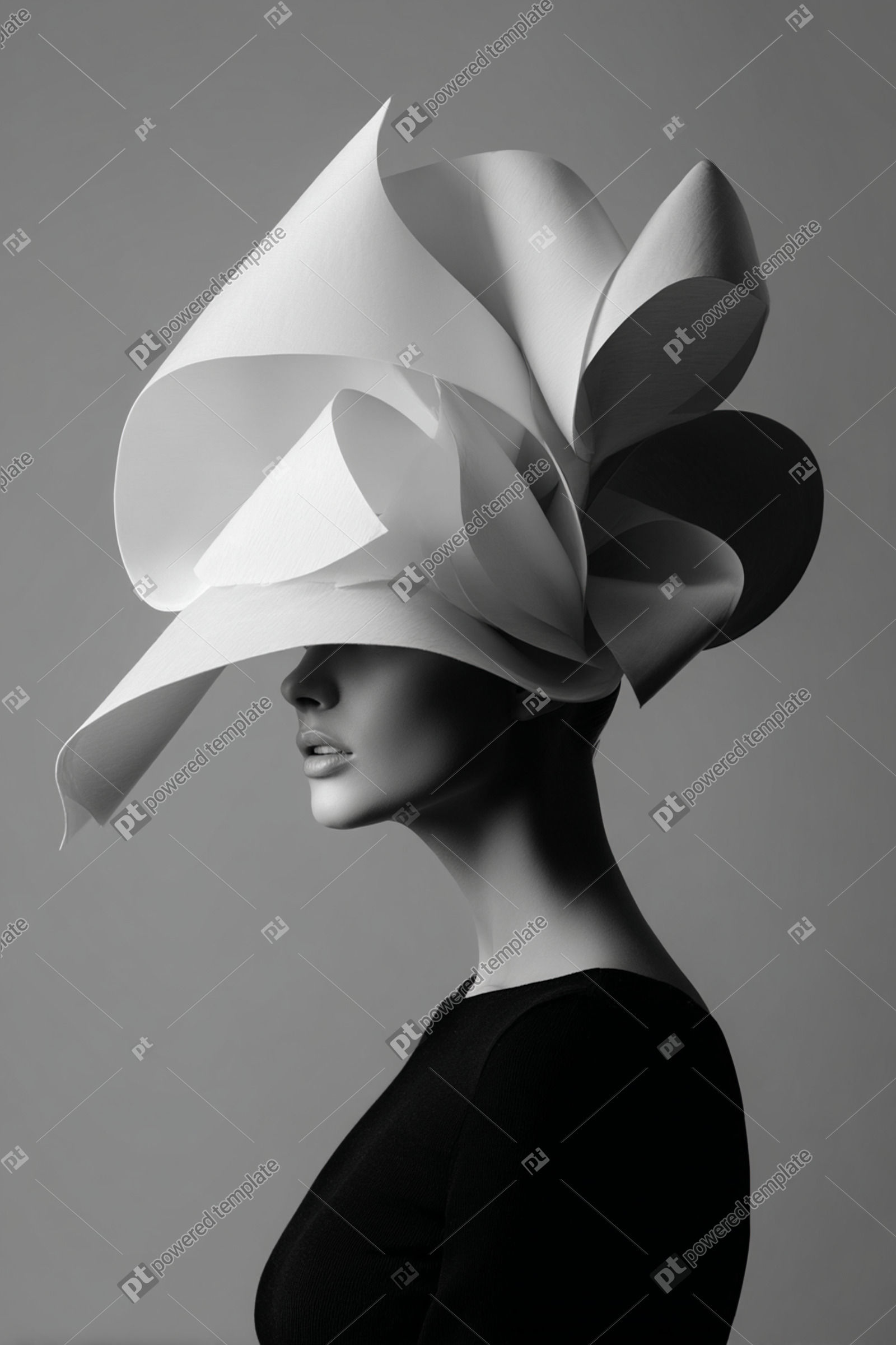 Scul Pted Paper Eleg Ance | Gratuit, AI Image | PoweredTemplate ...