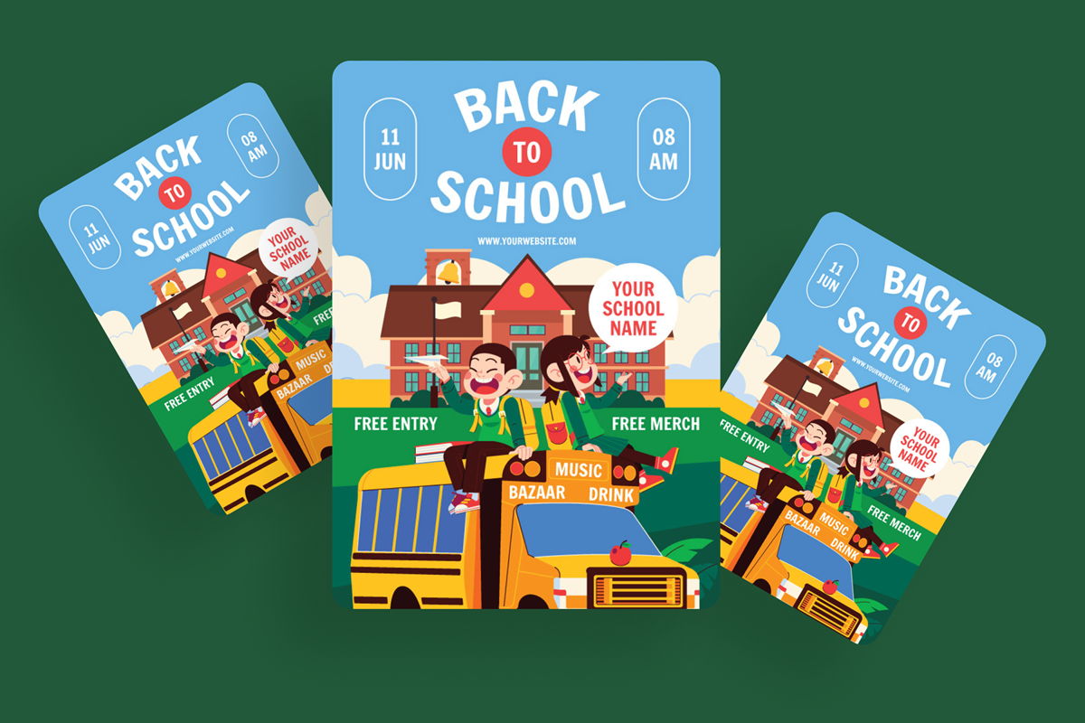 Back to School 01 Flyer | Pamflet | Catalystco Studio | 154740 ...