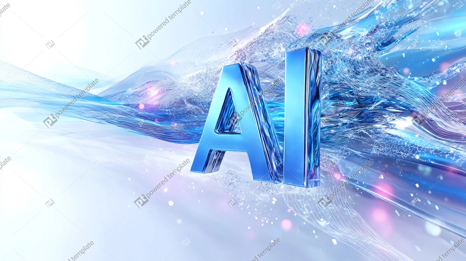 Dynamic AI Fluid Digital Intelligence and Innovation | AI Image ...