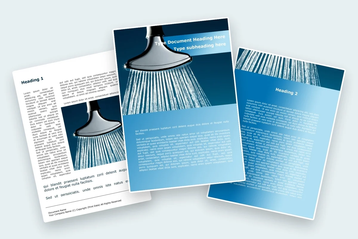 99 Water Equipment Graphic Templates | PoweredTemplate.com