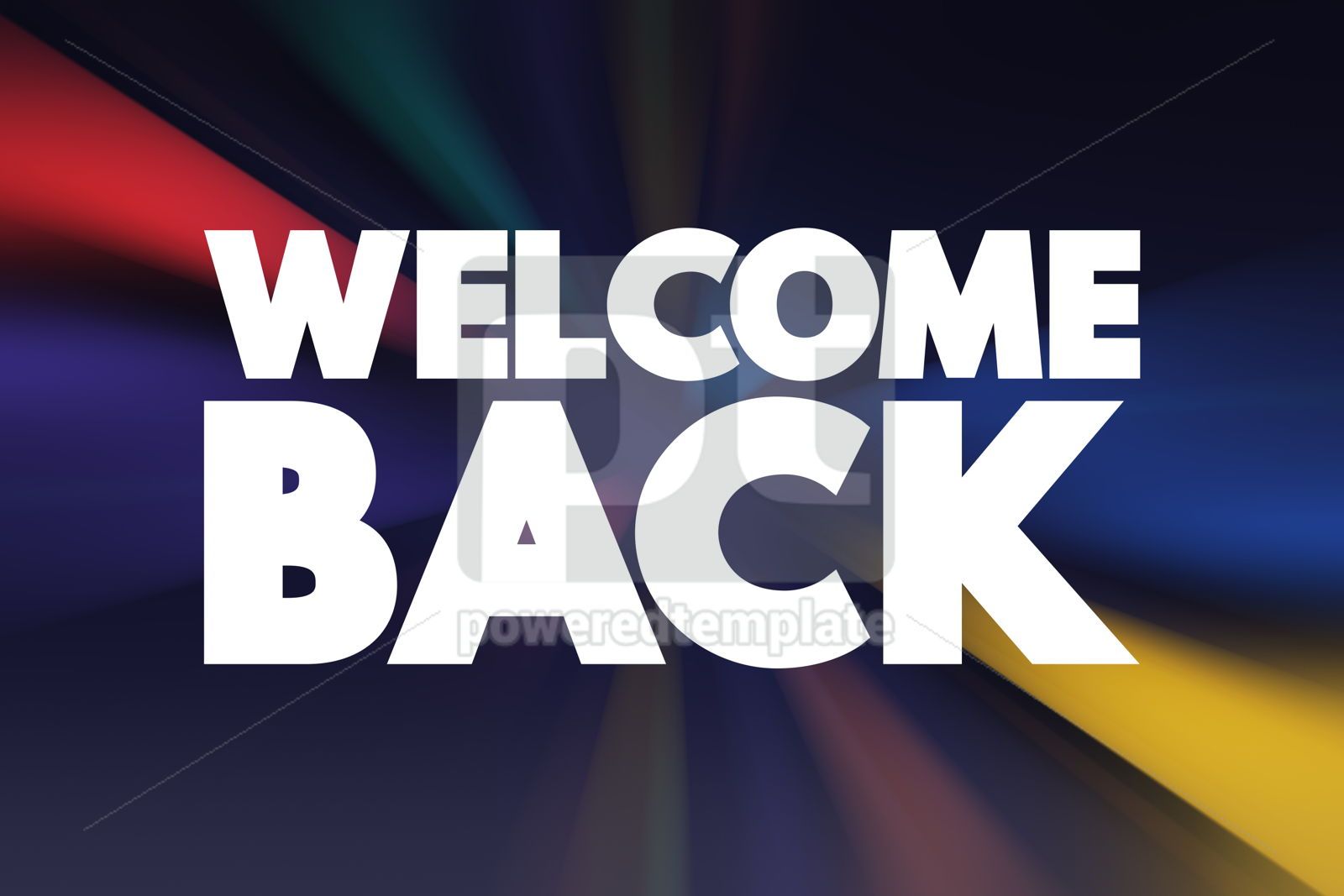 Welcome Back text quote concept background Stock Photo 81042