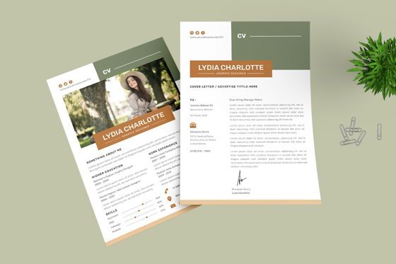 Lydia Charlotte - CV Resume Template | Resume Template ...