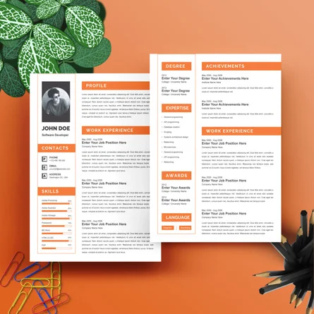 Software Developer Free Resume Template Design and Layout, Download Now ...