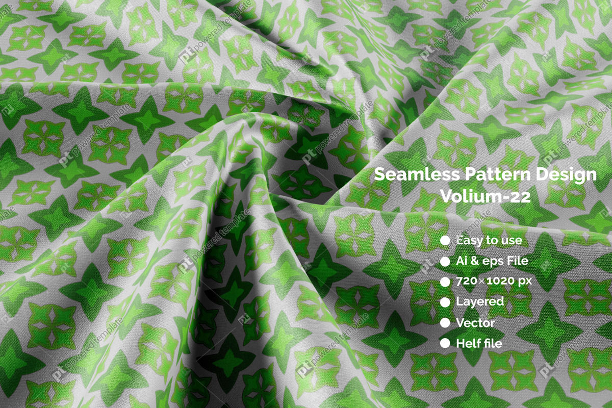 Seamless Pattern Design Vector Template| 02143 |PoweredTemplate.com