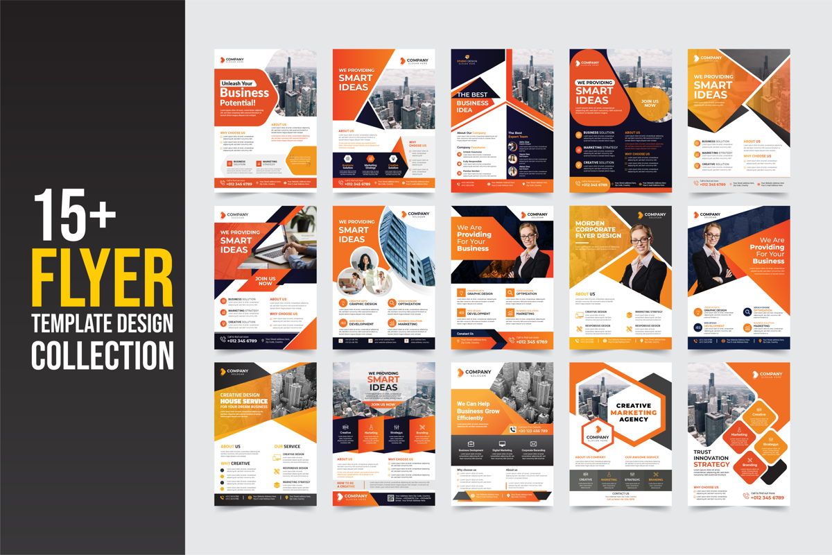 Corporate Flyer Collection 02 | Flyer | gstudiovect | 93710 ...