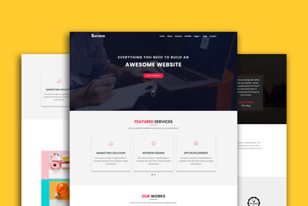 6 Studio Web templates | PoweredTemplate.com
