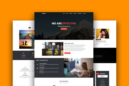 Multipurpose One Page HTML Template | Web Template | MouriThemes ...