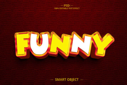 Funny Best Text Effect Design | Gaya Lapisan | lsvect | 95519 ...