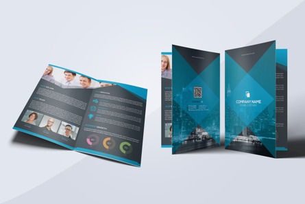 Two Fold Brochure Templates, Design and Layouts | PoweredTemplate.com